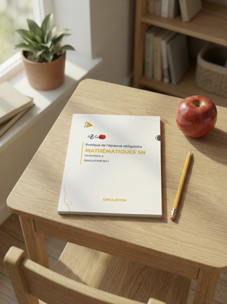 Simulation examen mathématiques SN – Secondaire 4